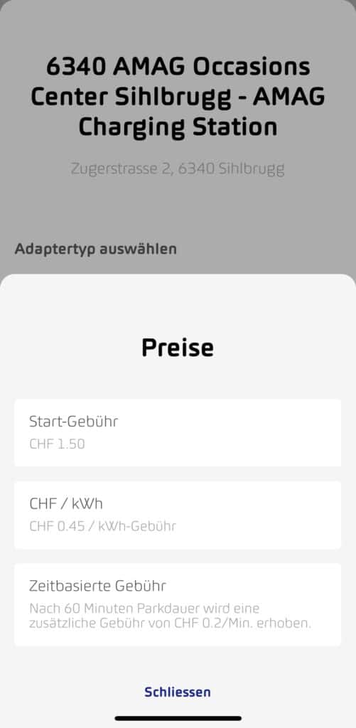 AMAG Schnellladestationen in der Schweiz - elektrologisch